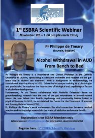 ESBRA – European Society for Biomedical Research on Alcoholism